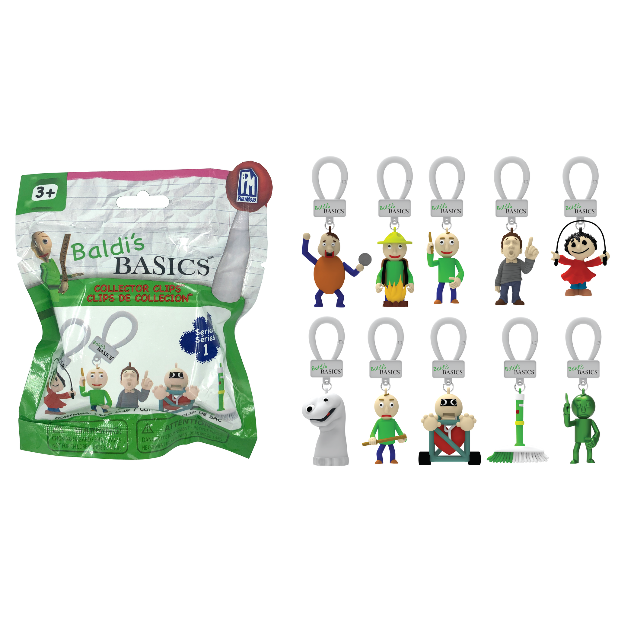 Baldi's Basics - Collector Clips Mystery Pack (One 2-3" Figure, Series ...