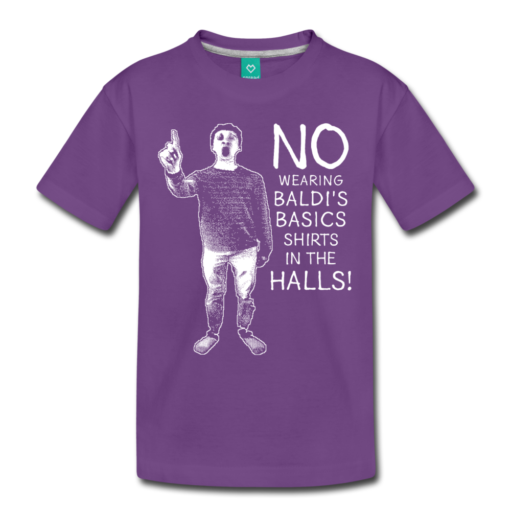 No Wearing Baldi T-Shirt (Youth) – Baldi's Basics Official Store